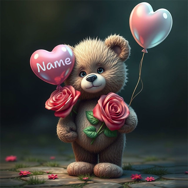 Personalize Your Teddy Bear Image with a Special Touch