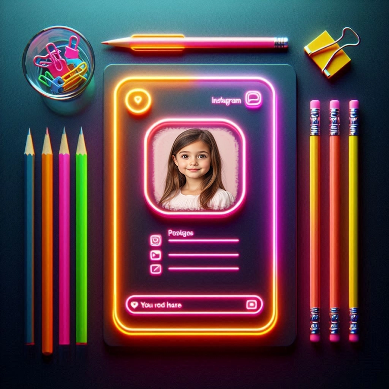 Personalize Photos with a Dark YouTube-Themed Frame Design